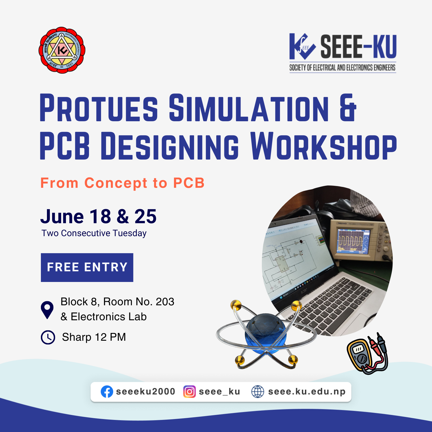 SEEE is offering a Proteus simulation and PCB design program for the enhancement of students on ...